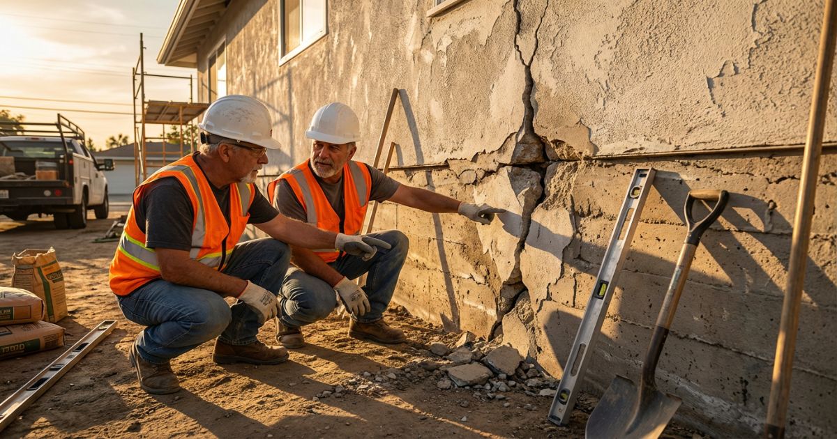 How Foundation Repairing Affects Plastering and Interior Finishes
